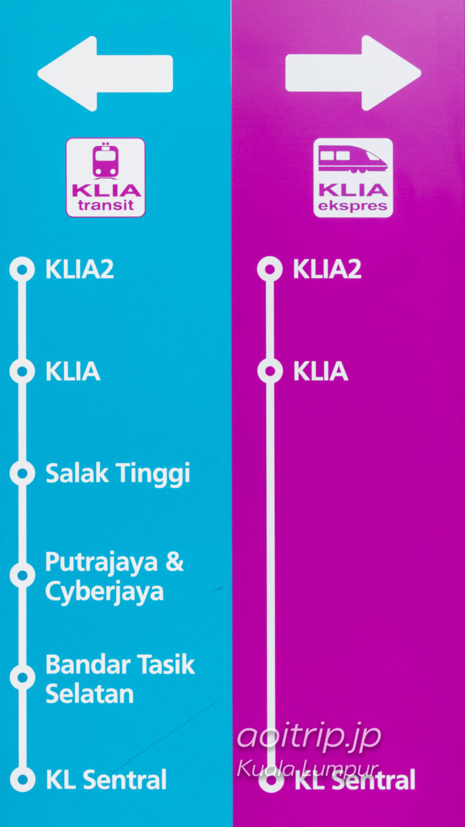 KLIAエクスプレスで空港から市内へ！乗り方まとめ｜KLIA Ekspres | あおいとりっぷ